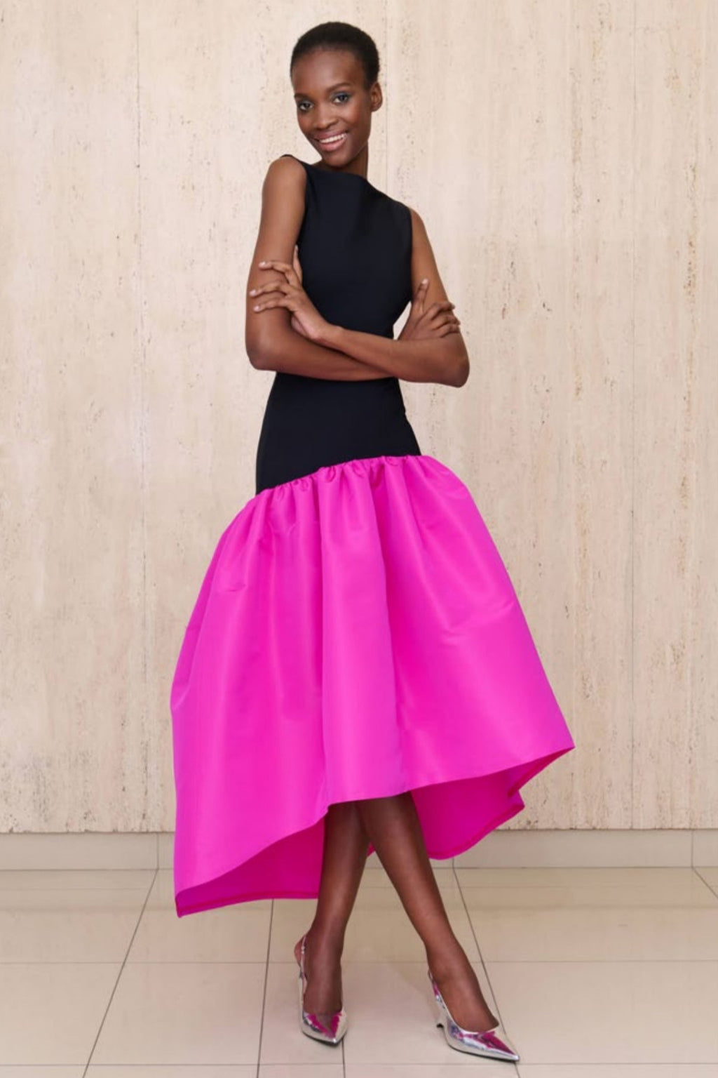 Greta Constantine Grayson Contrast Dress – Très Chic