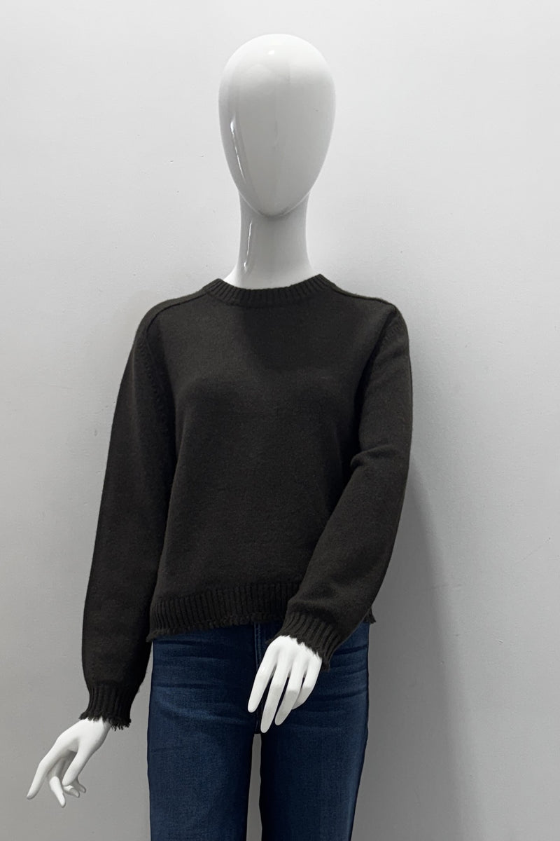 Repeat Relaxed Fit Organic Cashmere Round Neck Sweater – Très Chic