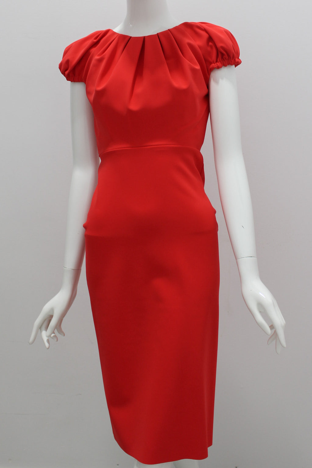 Greta Constantine Oneida Scoop Neck Dress With Gathered Top – Très Chic